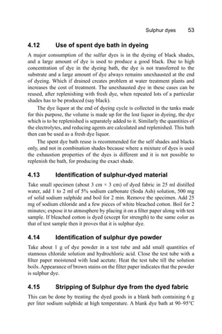 Textile dyes and dyeing by mahapatra, n. n | PDF