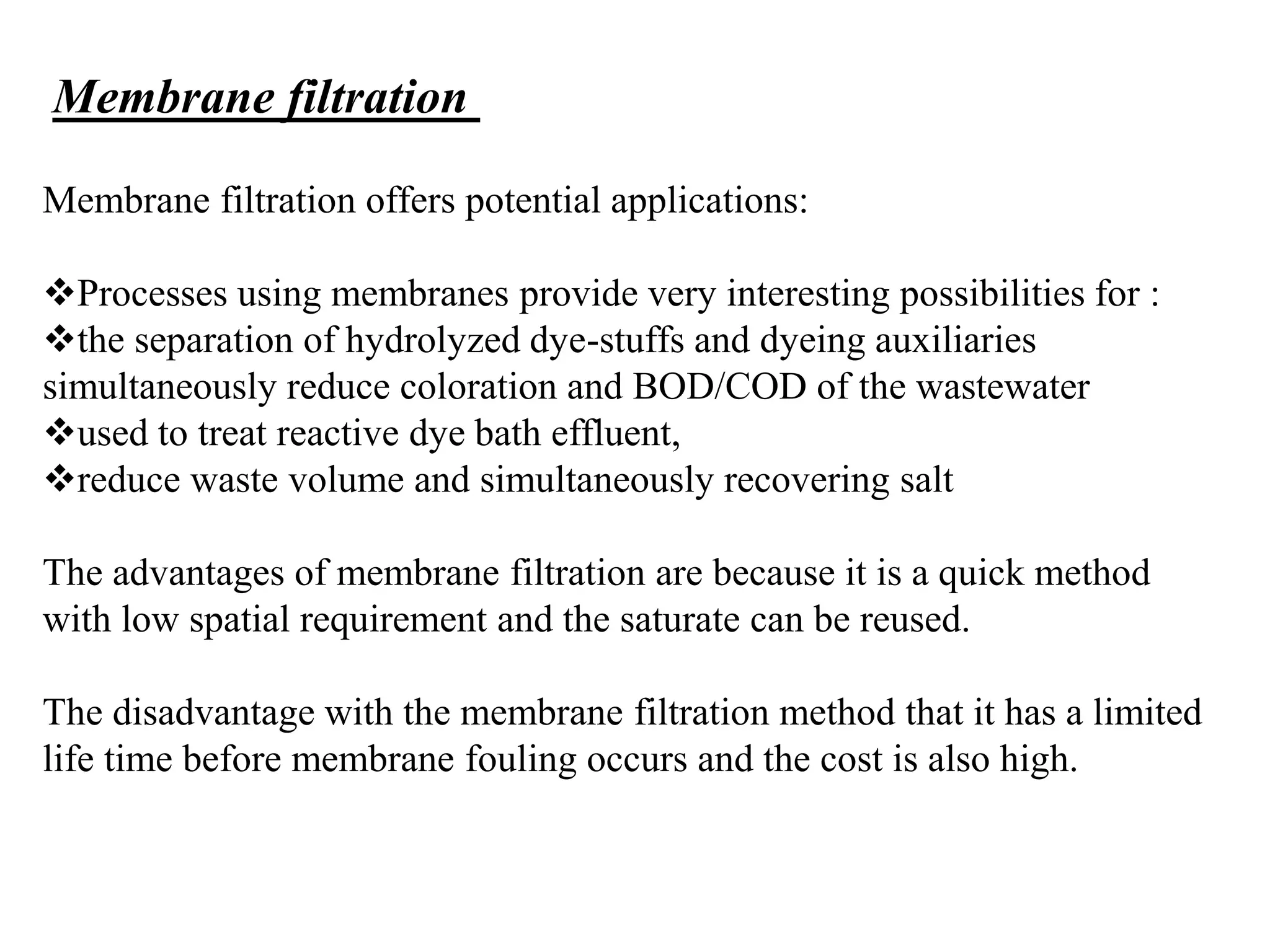 Textile effluent treatment | PPTX