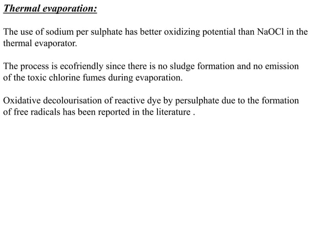 Textile effluent treatment | PPTX