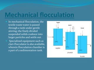 Textile effulent treatment, Waste water treatment | PPTX