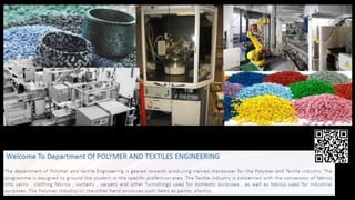 Textile engineering overview | PPTX