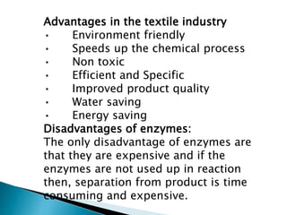 Textile enzyme production | PPTX