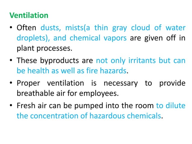 Textile Factory Working conditions.pptx | Indoor Environmental Quality ...