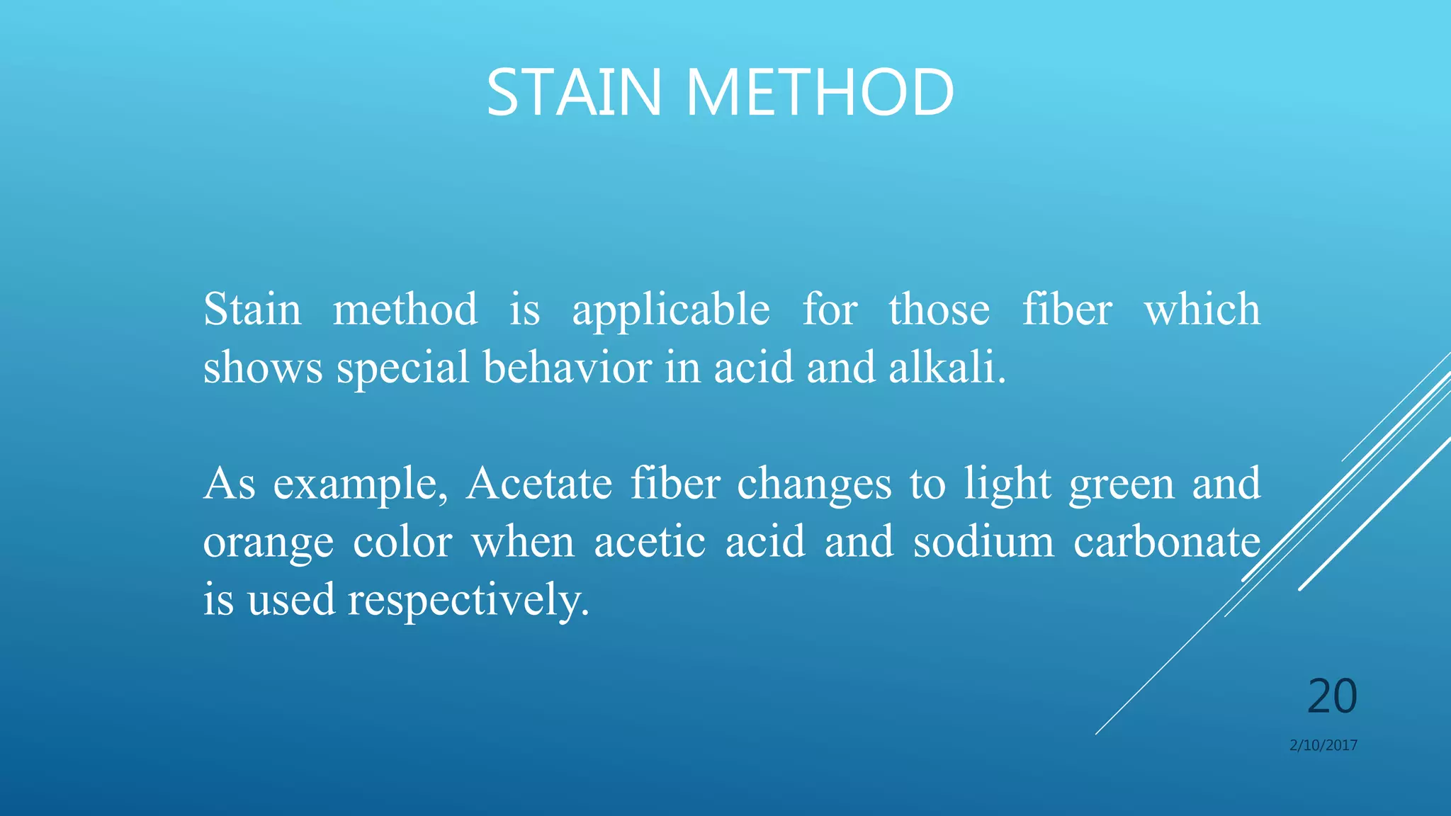 Textile fiber identification | PPTX