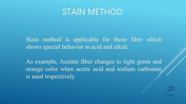 Textile fiber identification | PPTX | Hair Care | Beauty