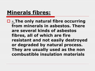 Textile Fibre - Introduction &Classification | PPT