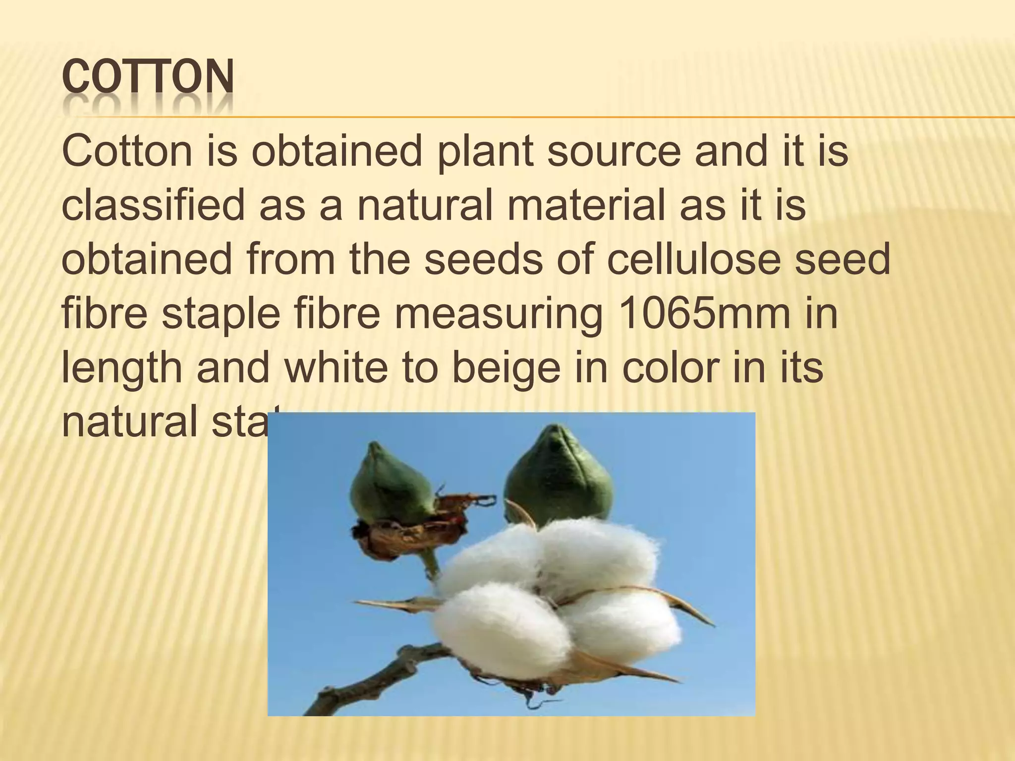 Textile fibres | PPTX