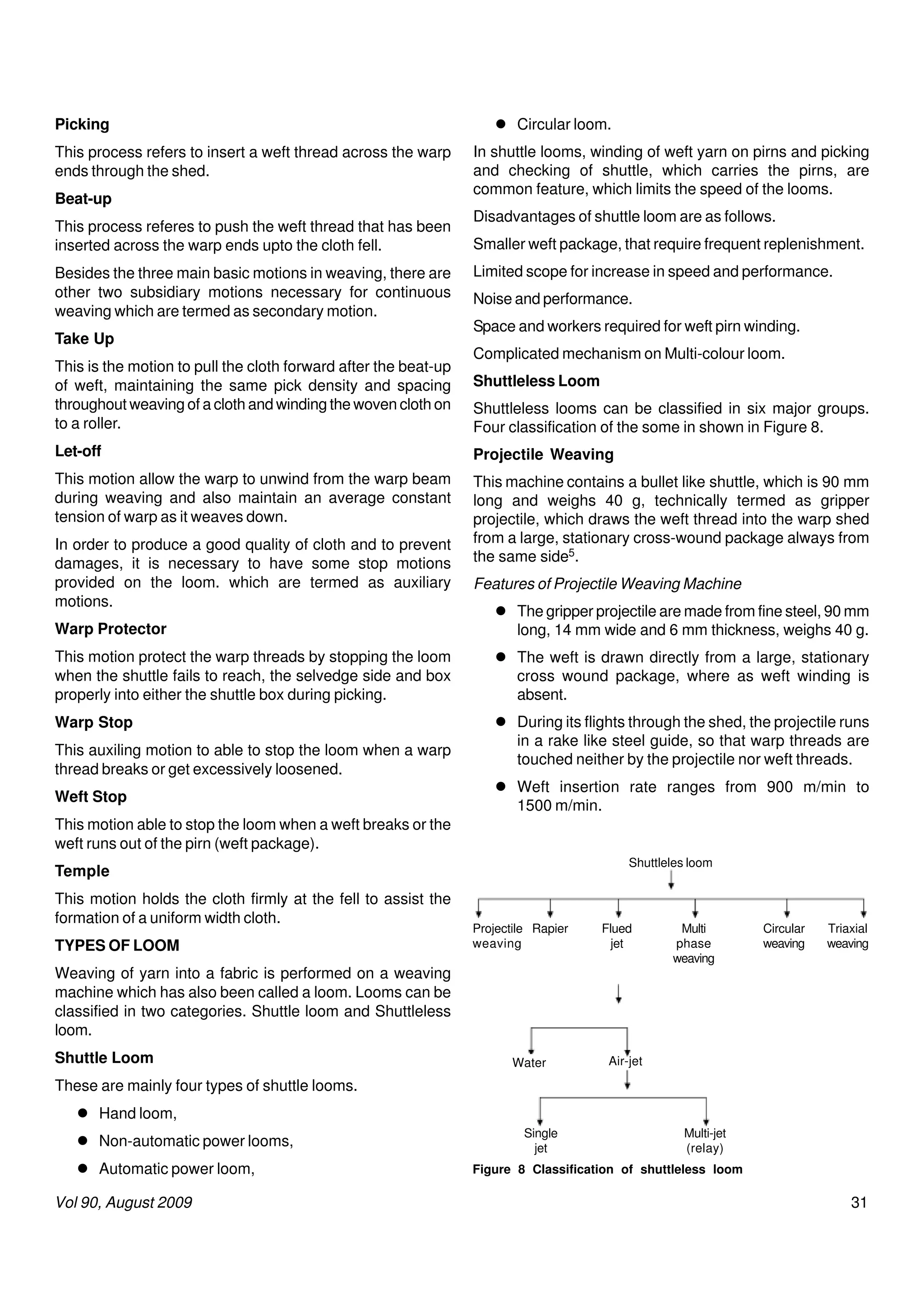 Textile fibre to fabric processing | PDF
