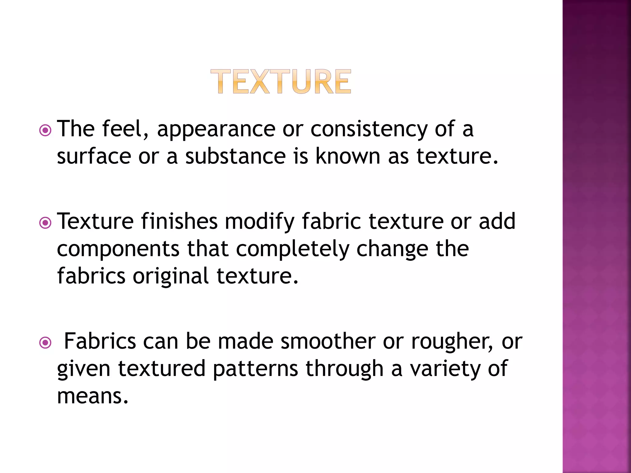 Textile finishes | PDF