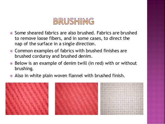Textile finishes
