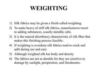 Dr B.M.N._ Textile finishes | PPTX