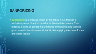 Textile finishes | PPTX