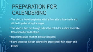 Textile finishes | PPTX