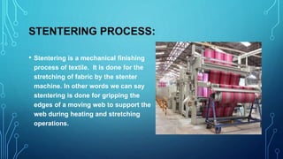 Textile finishes | PPTX