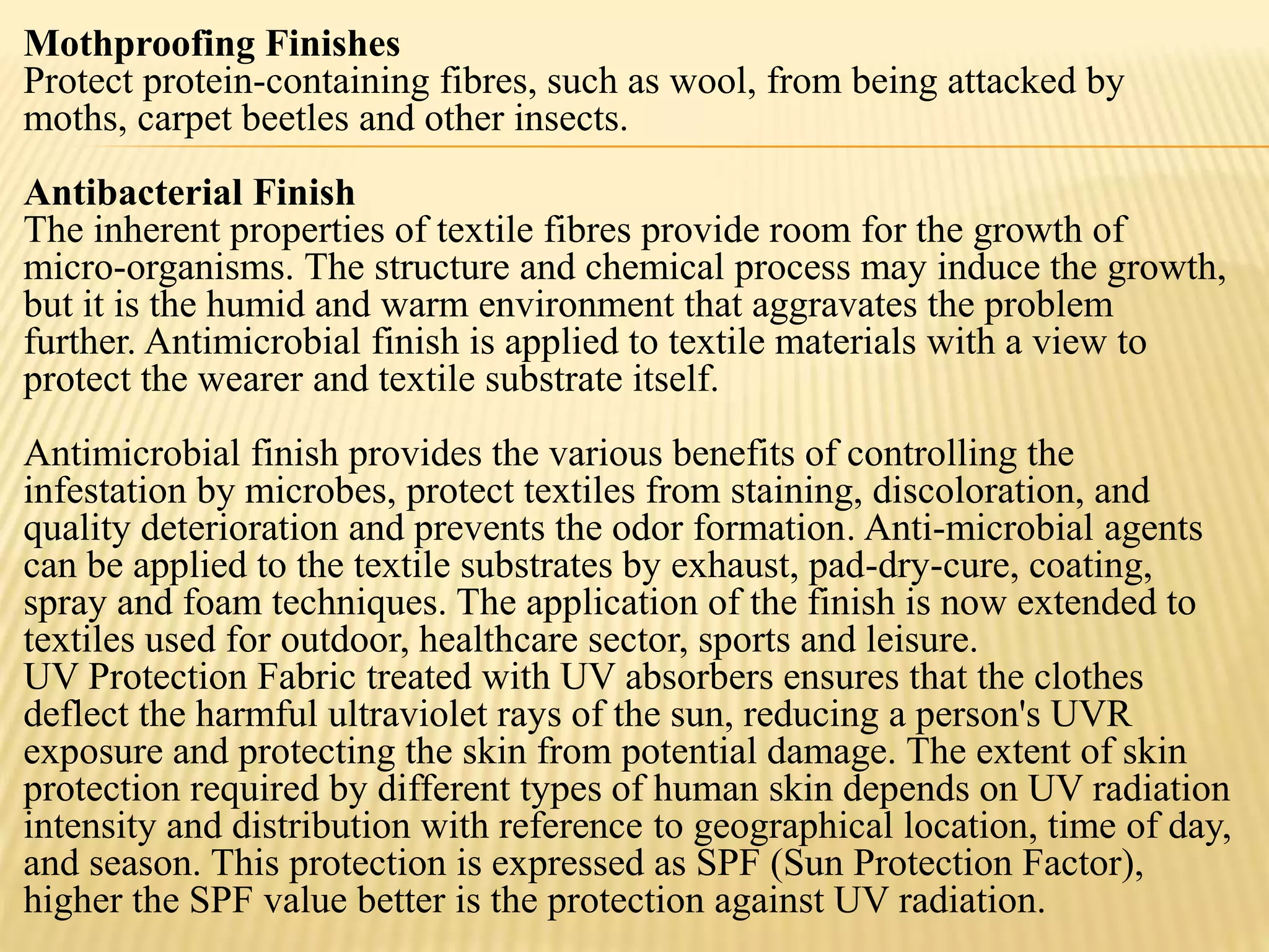 Textile finishing | PPTX