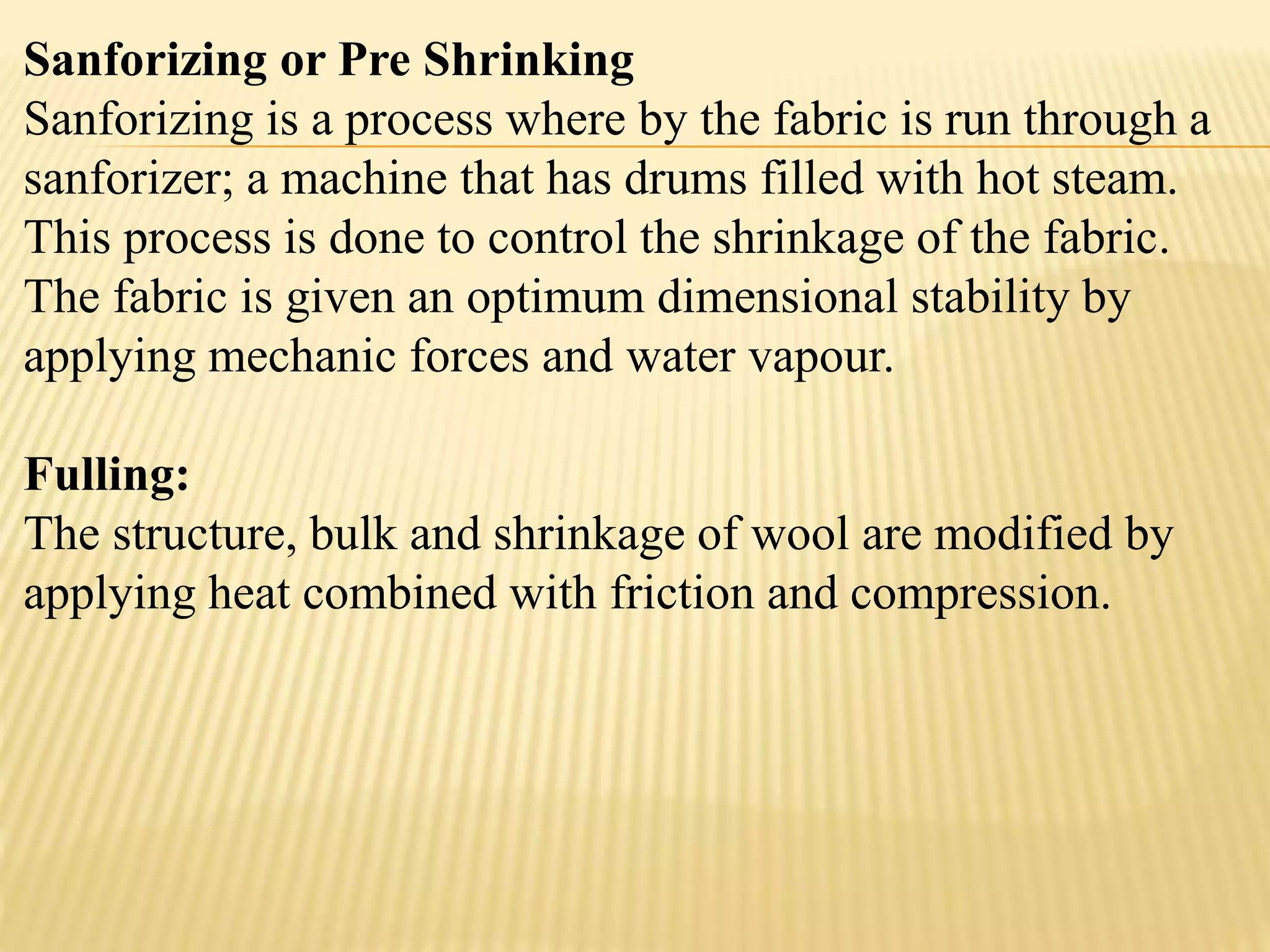 Textile finishing | PPTX