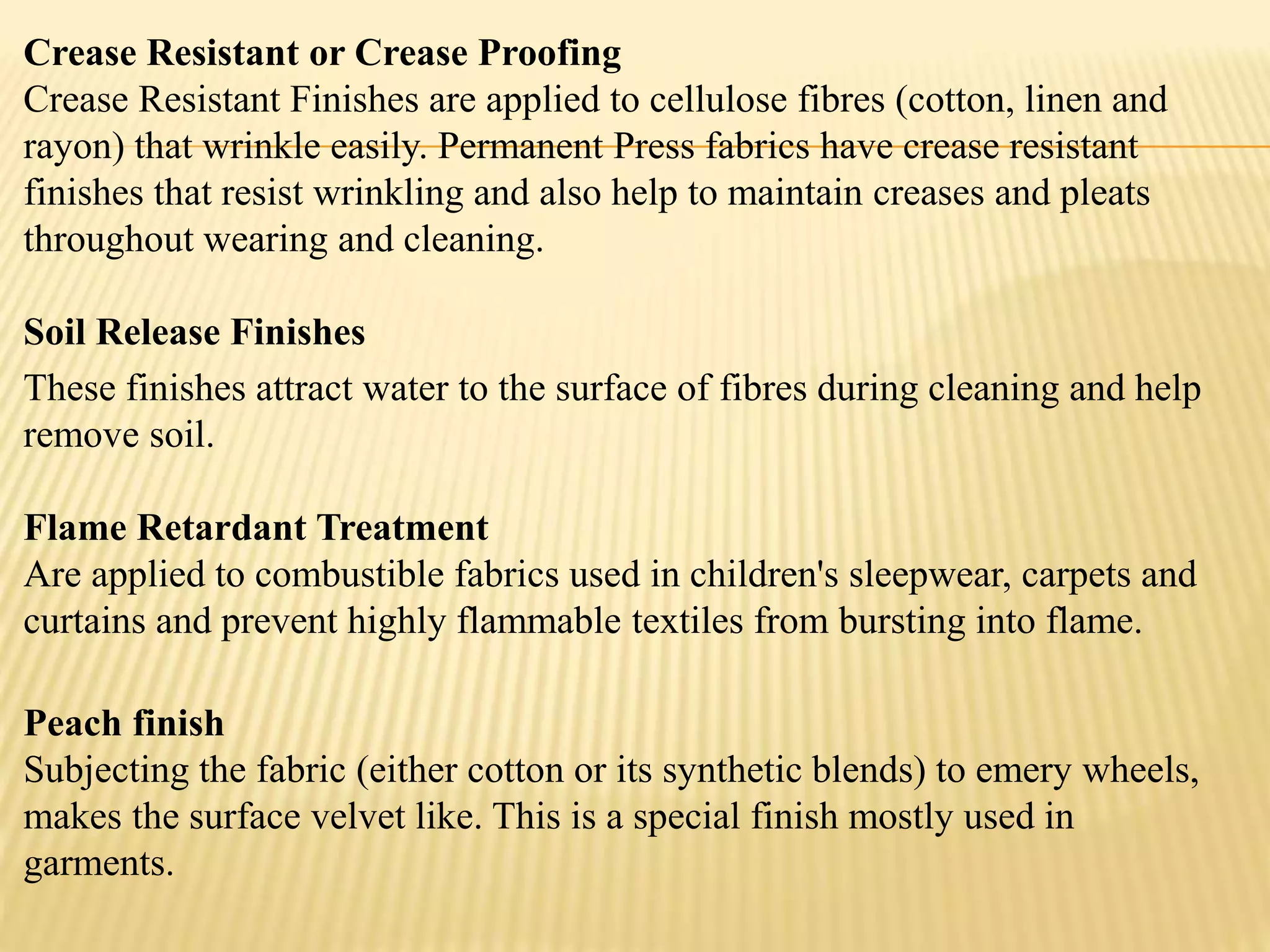 Textile finishing | PPTX