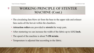 Stenter Machine | PPTX