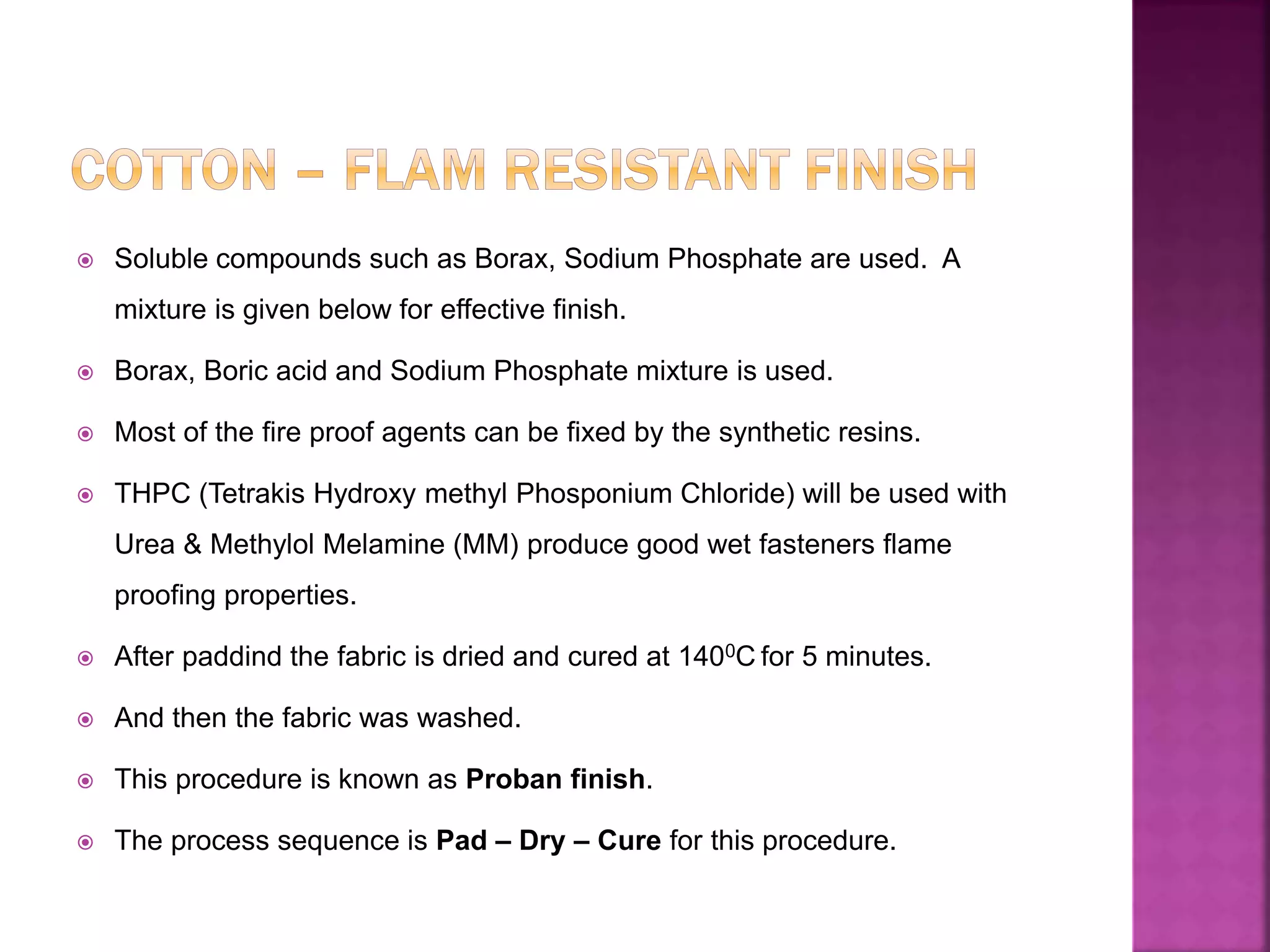 TEXTILE FINISHING | PPTX