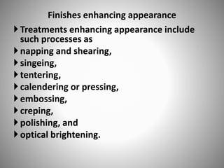 Textile finishing bultan | PPSX | Needlework | Arts and Crafts