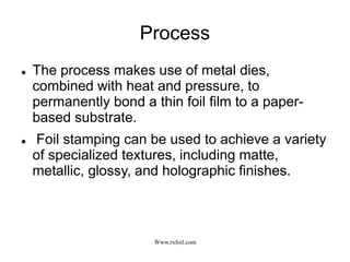 Textile foil printing | PPT