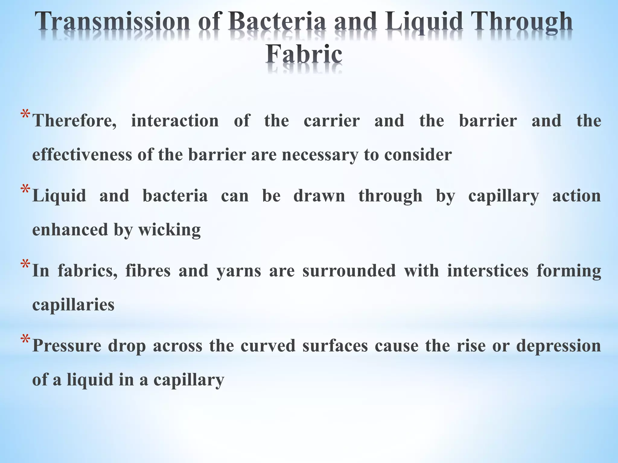 Textile for microorganism protection | PPTX