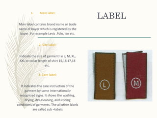 Textile & garments (1)- Trims & accessories of garments | PPTX