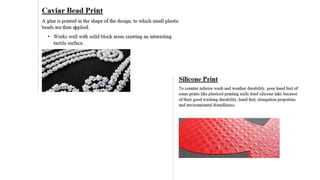 Textile & garments (6) - Types of Prints & Print placement | PPTX