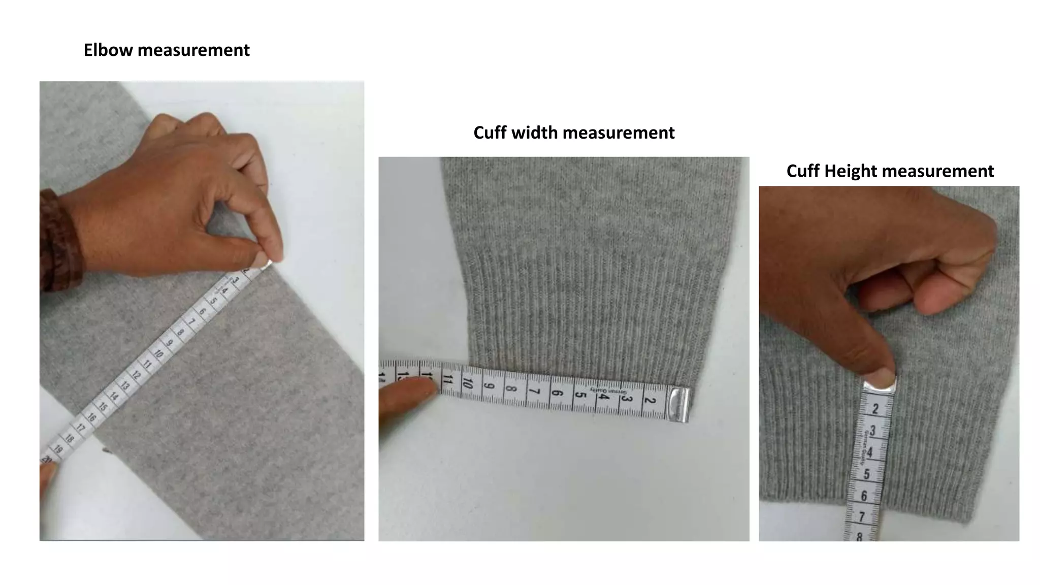 Textile & garments (8) - How to measure garment - Knitwear | PPTX