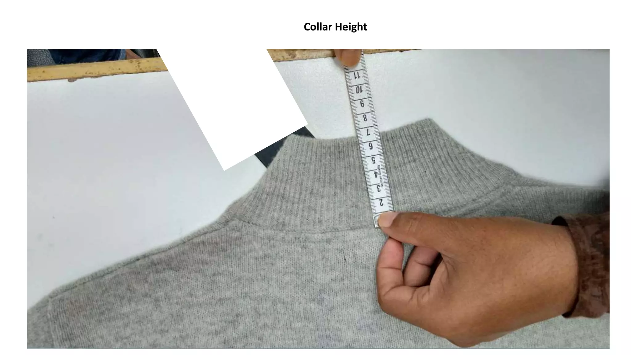 Textile & garments (8) - How to measure garment - Knitwear | PPTX