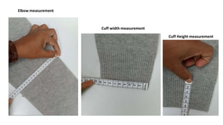 Textile & garments (8) - How to measure garment - Knitwear | PPTX ...