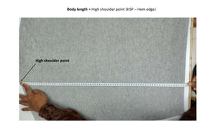 Textile & garments (8) - How to measure garment - Knitwear | PPTX