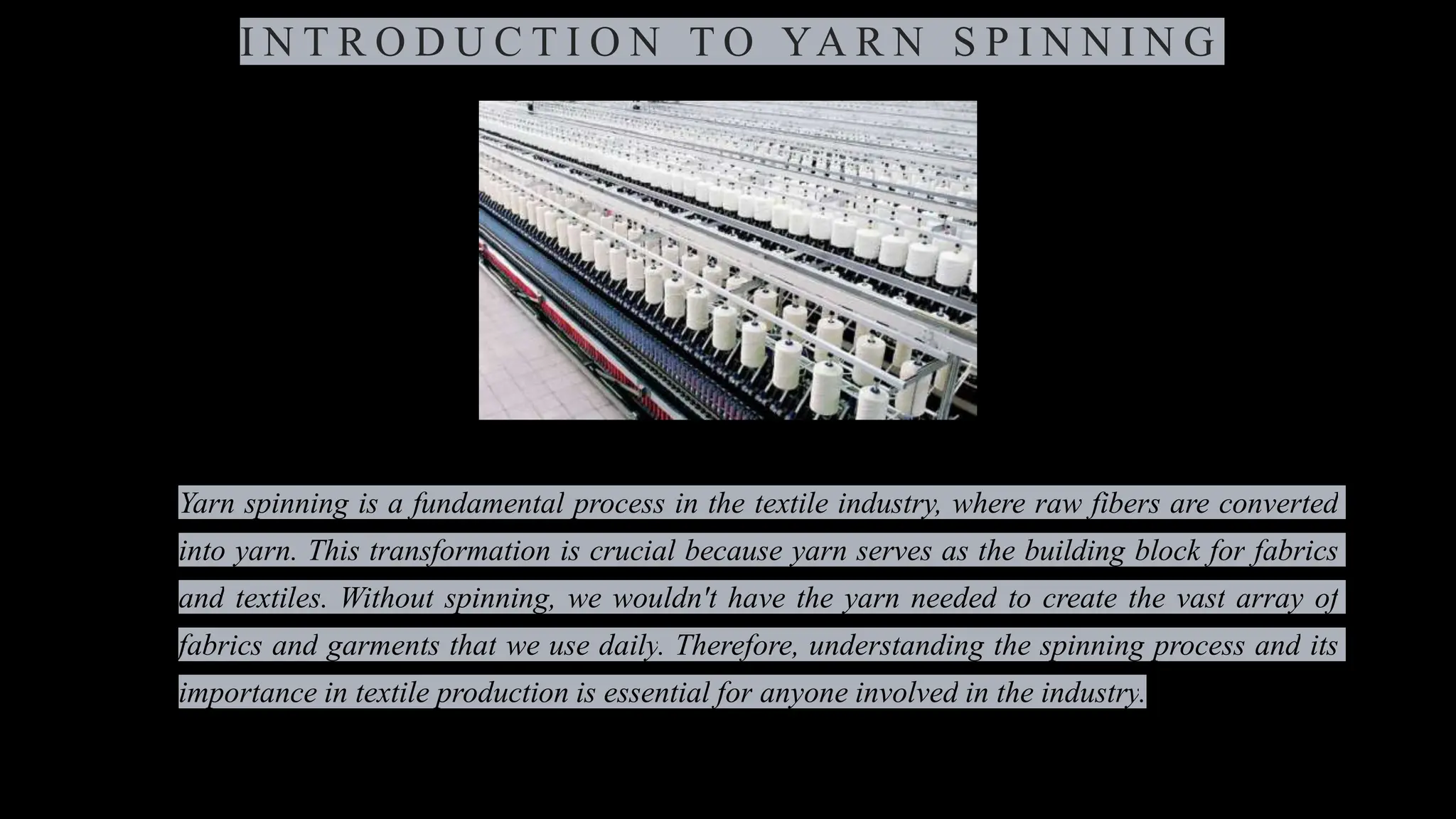 Comparison between Ring & Rotor Yarn Spinning, Amity university kolkata ...