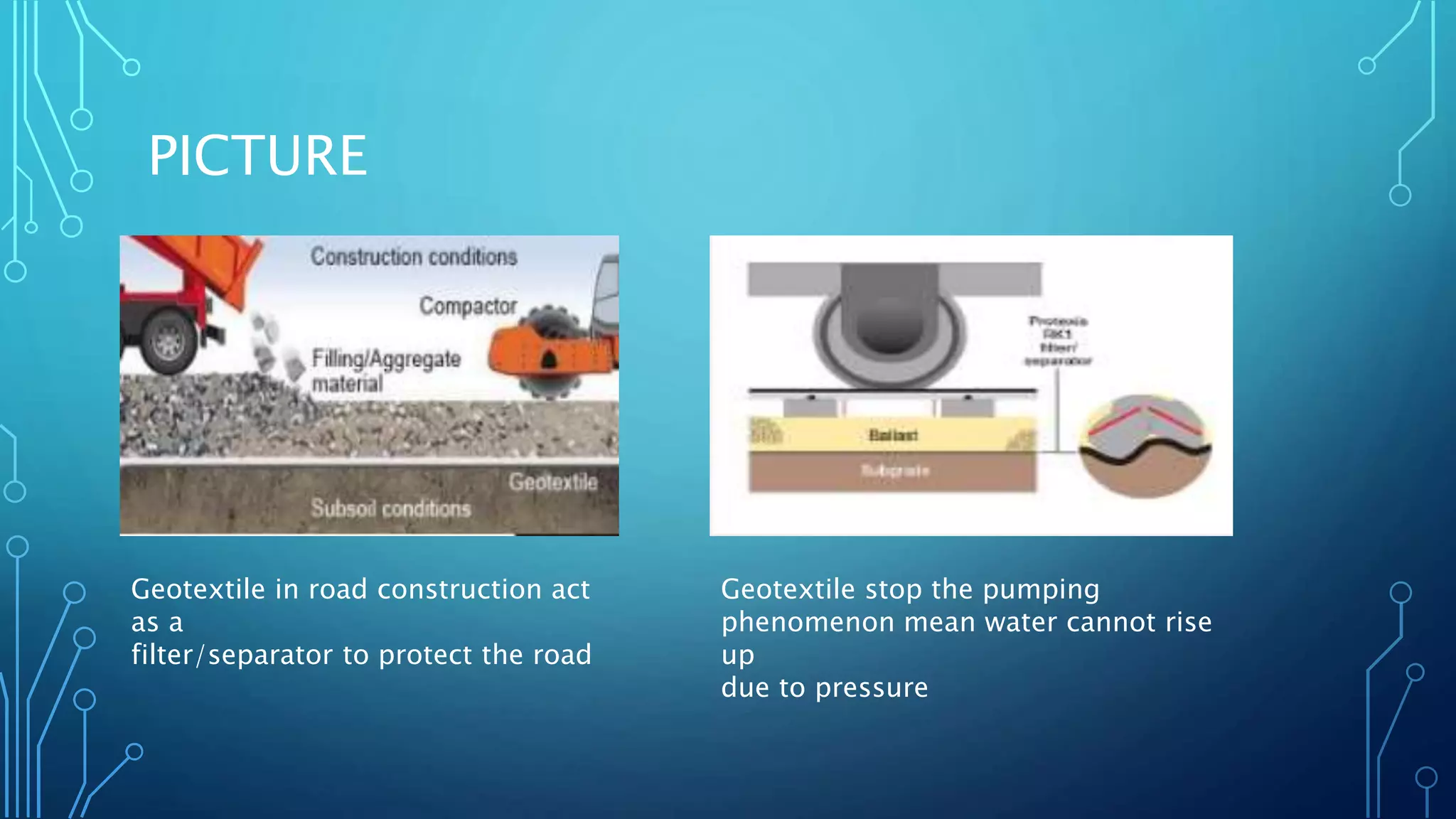 textile in building technology & road construction | PPTX