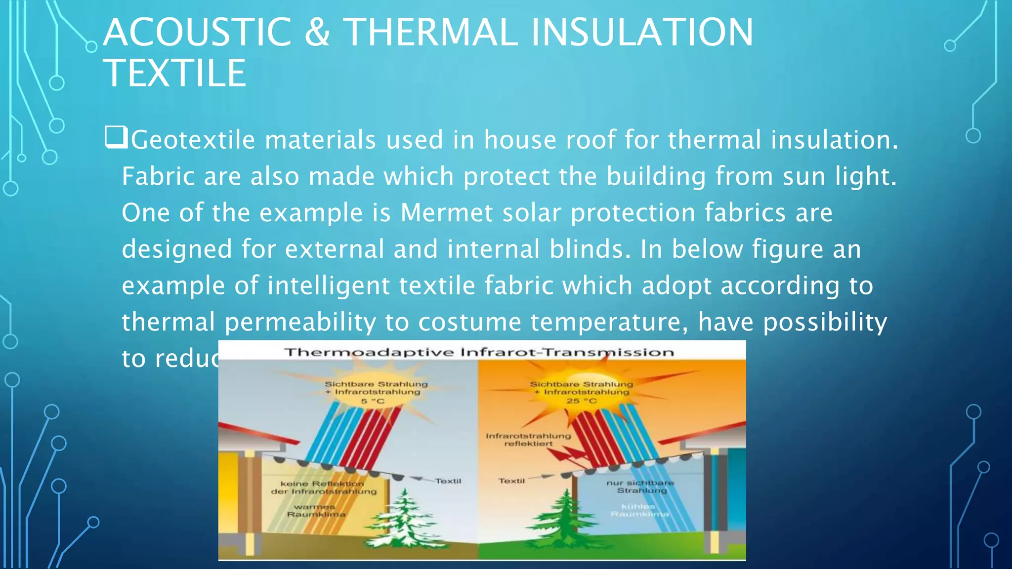 textile in building technology & road construction | PPTX