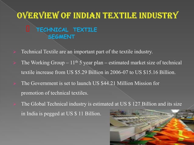 Textile industry in india | PPTX