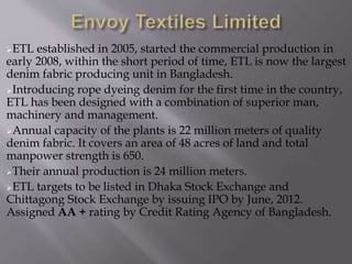 Textile industry of bangladesh | PPTX