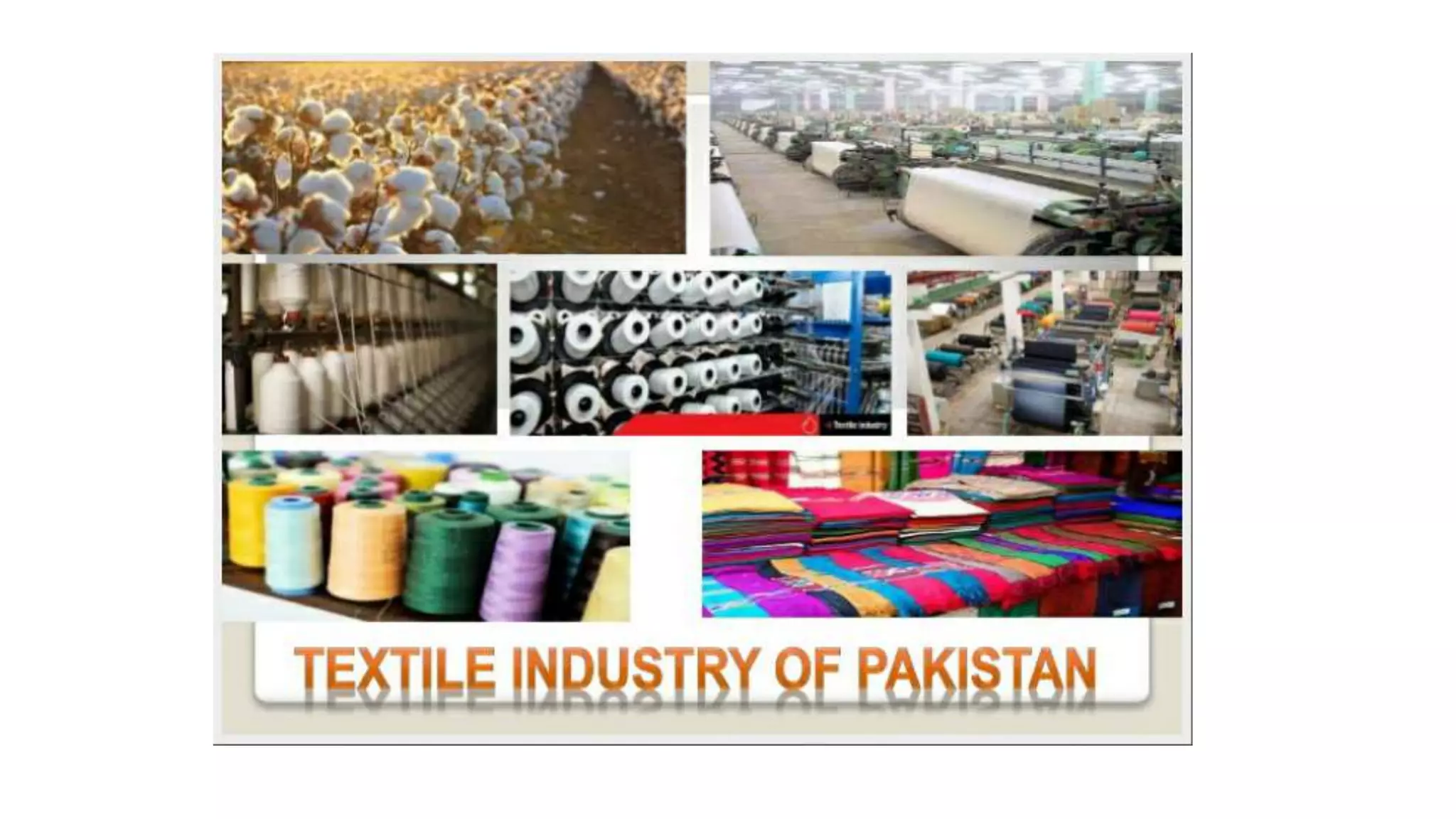 Textile industry of pakistan | PPT