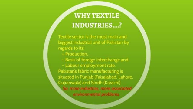 Textile industry of pakistan | PPTX