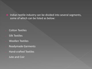 Textileindustrypptstrategicmanagement 120528131152-phpapp02 | PPTX