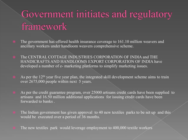 Textile industry ppt strategic management | PPTX