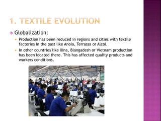 Textile industry presentation | PPTX