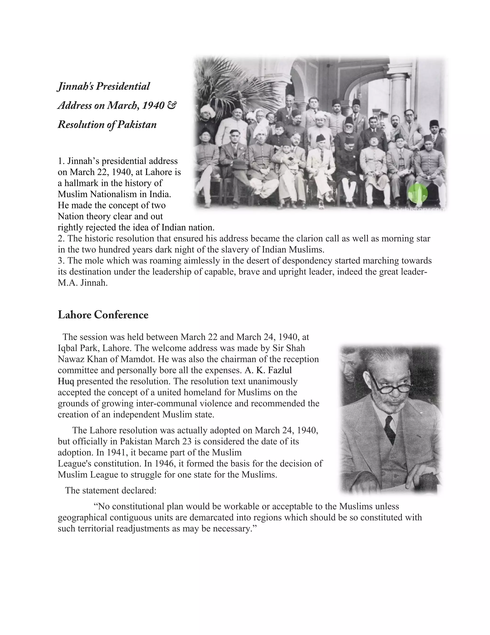 All India Muslim League | PDF