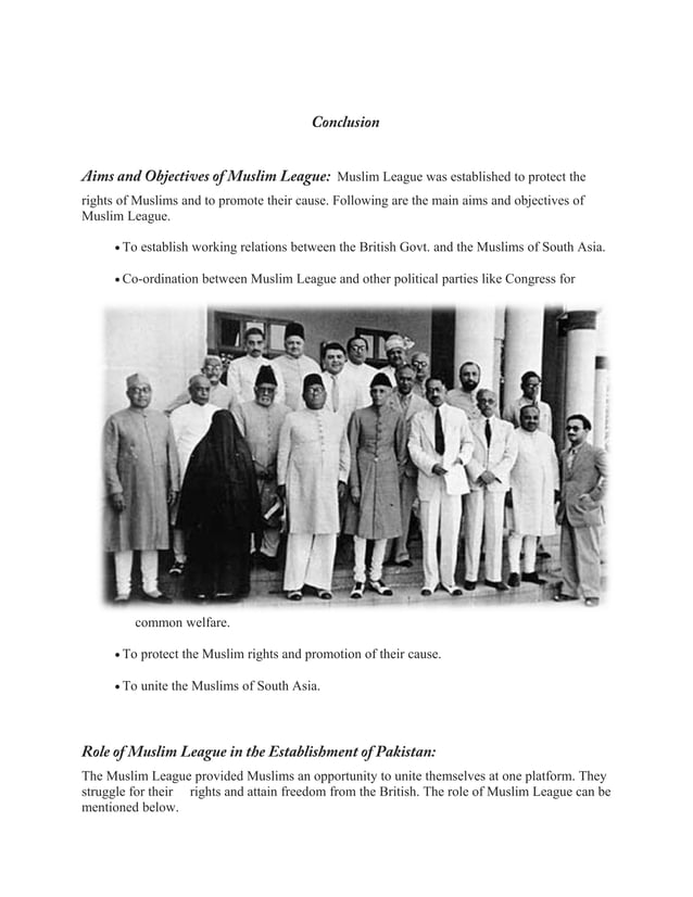 All India Muslim League | DOC