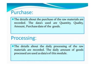 Textile Management System - Review I.pptx | Computer Peripherals ...
