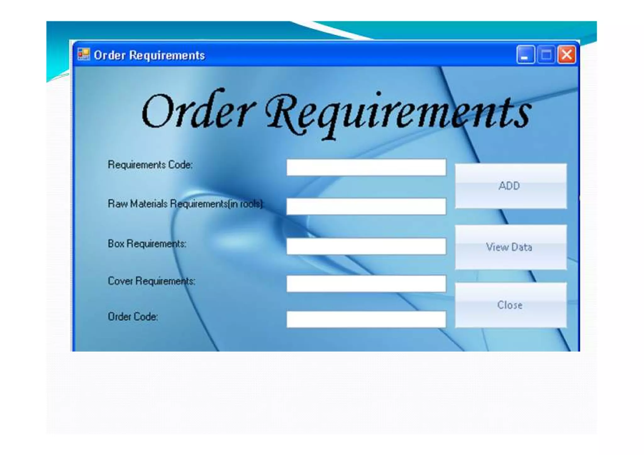 Textile management system review iii | PDF