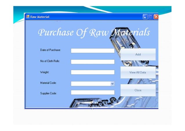 Textile management system review iii | PDF | Computing | Technology ...
