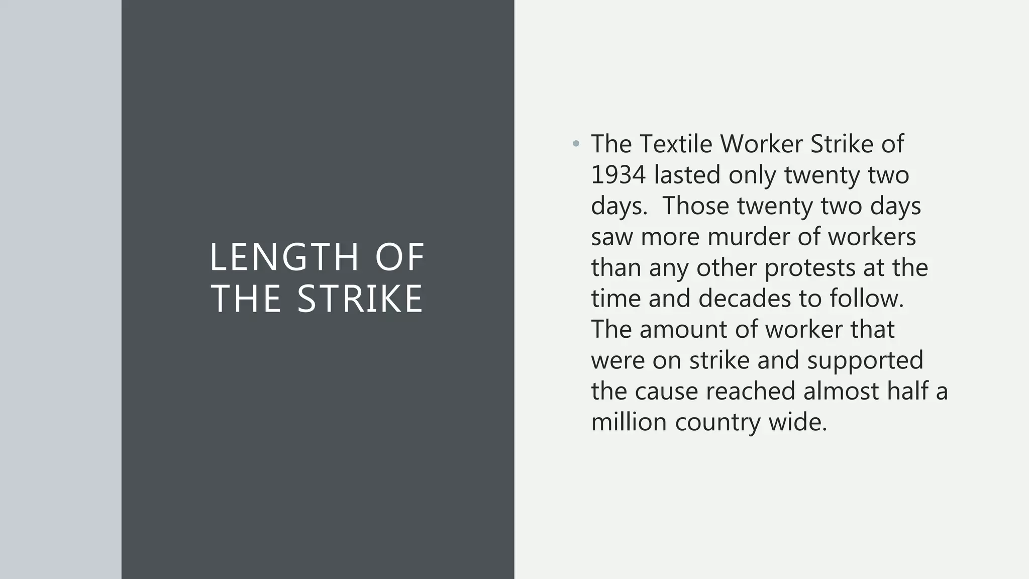 Textile mill strike of 1934 | PPTX | Needlework | Arts and Crafts