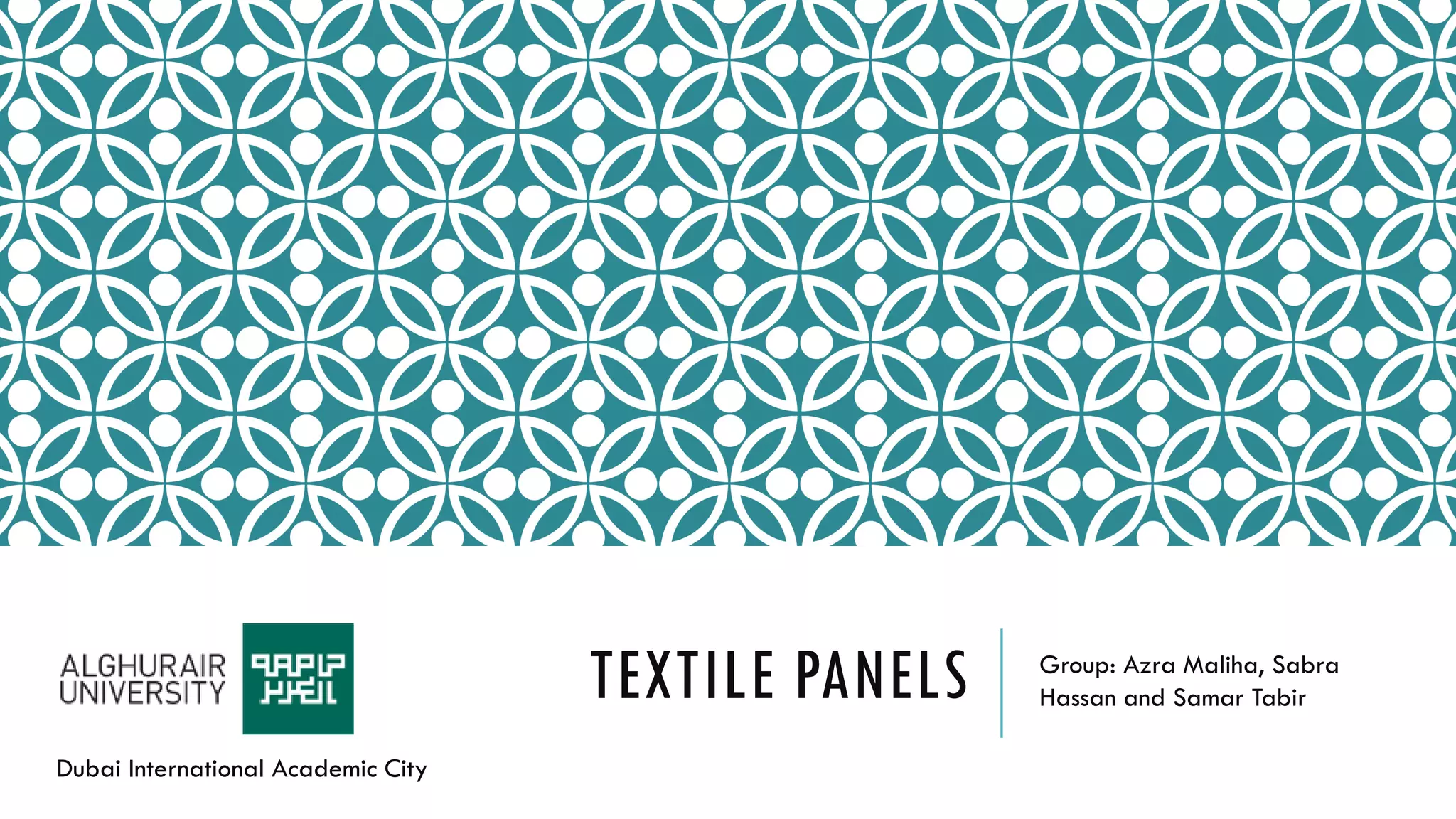 Textile panel wall cladding | PPT