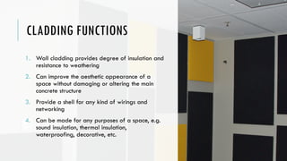 Textile panel wall cladding | PPT